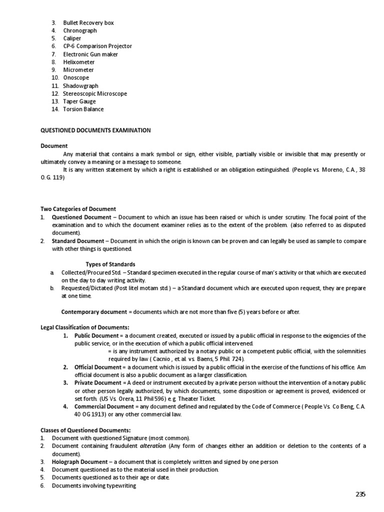 CRMTC4 Questioned Document Examination | PDF | Typewriter | Typefaces
