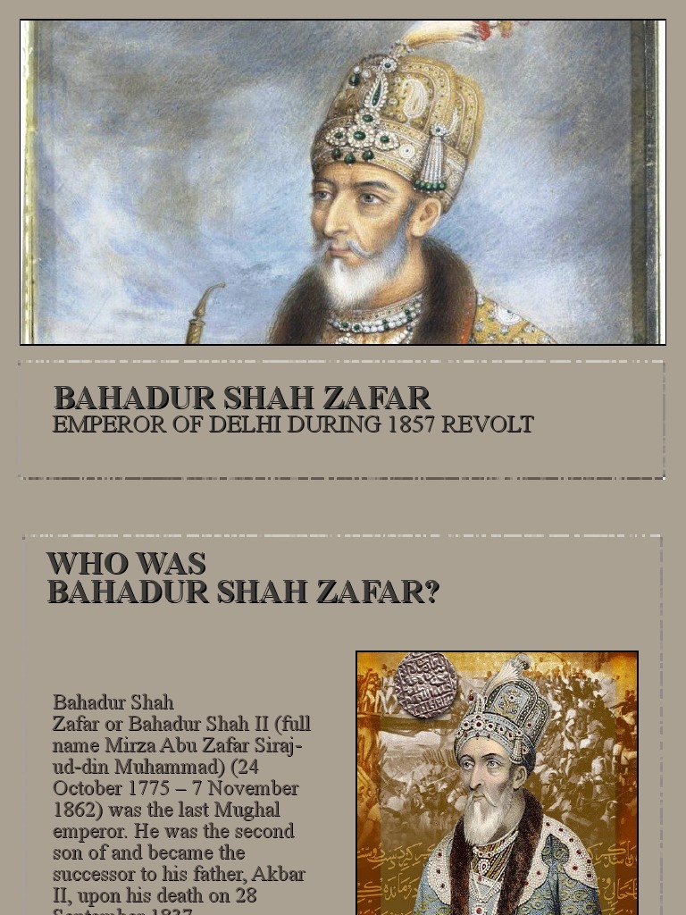 Bahadur Shah Zafar | PDF