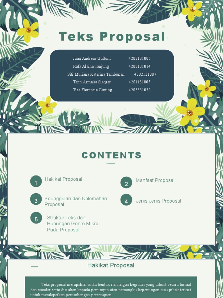 Kelompok 4 Teks Proposal | PDF