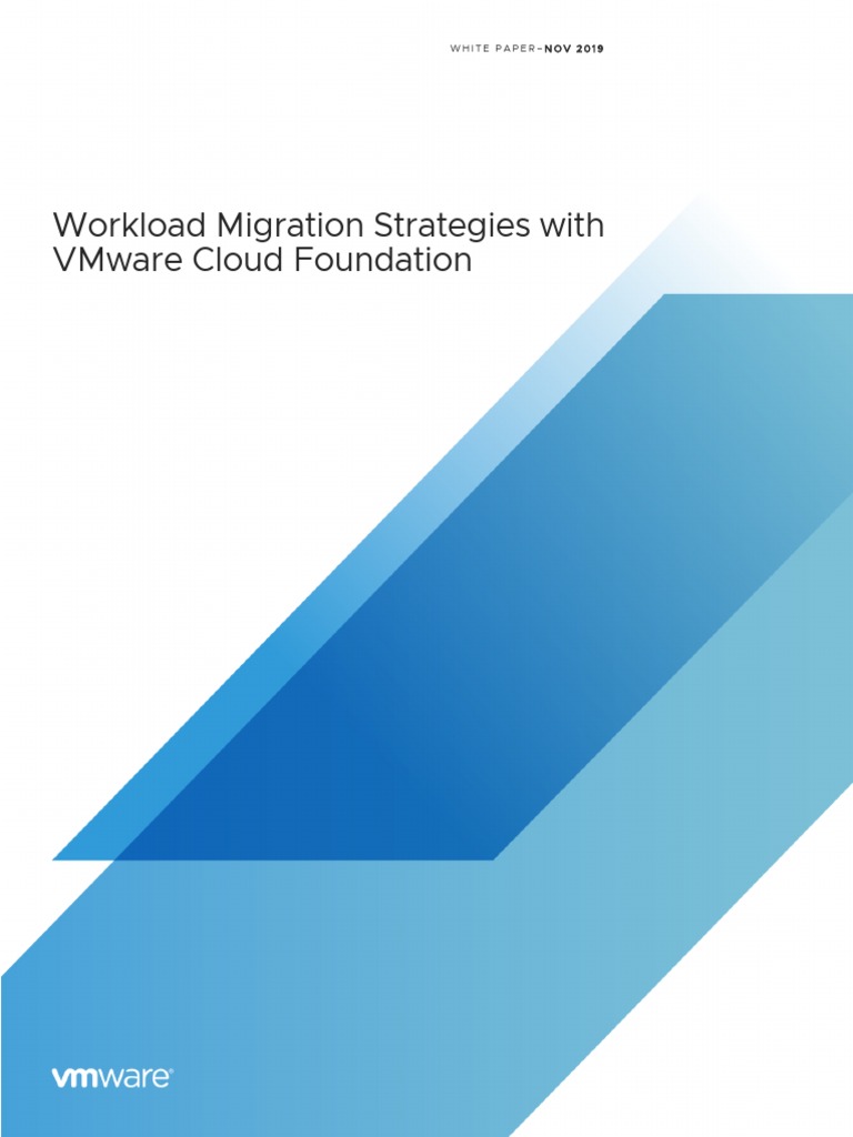 Workload Migration Strategies With VMware Cloud Foundation | PDF | Cloud Computing | Virtual Machine
