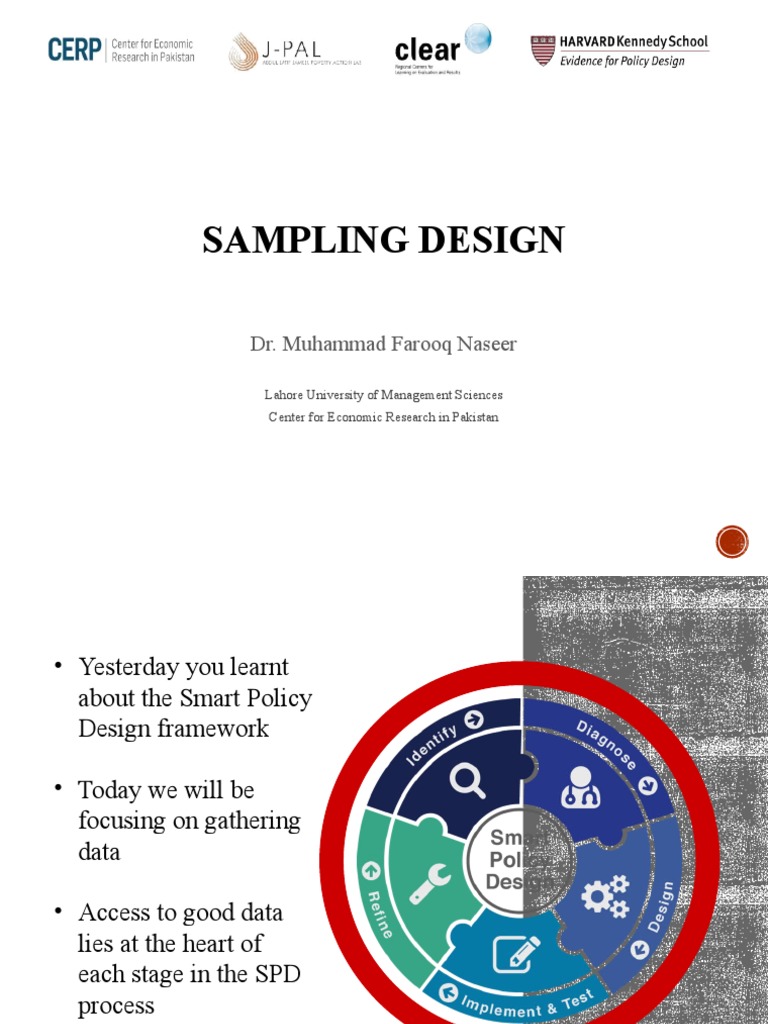 Lecture 3 - Sampling Design - 2018 | PDF | Sampling (Statistics ...
