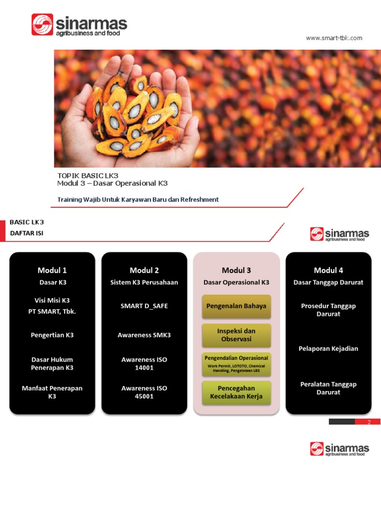 Materi Basic LK3 Modul 3 - Dasar Operasional K3 | PDF