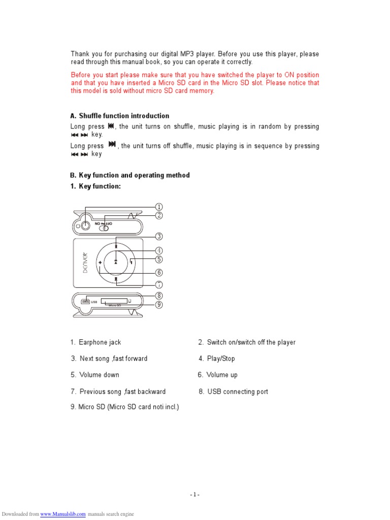 Digital Mp3 Player | PDF | Recycling | Waste