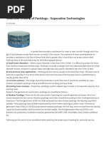 Sulzer Structured Packings PDF | PDF | Distillation | Stainless Steel