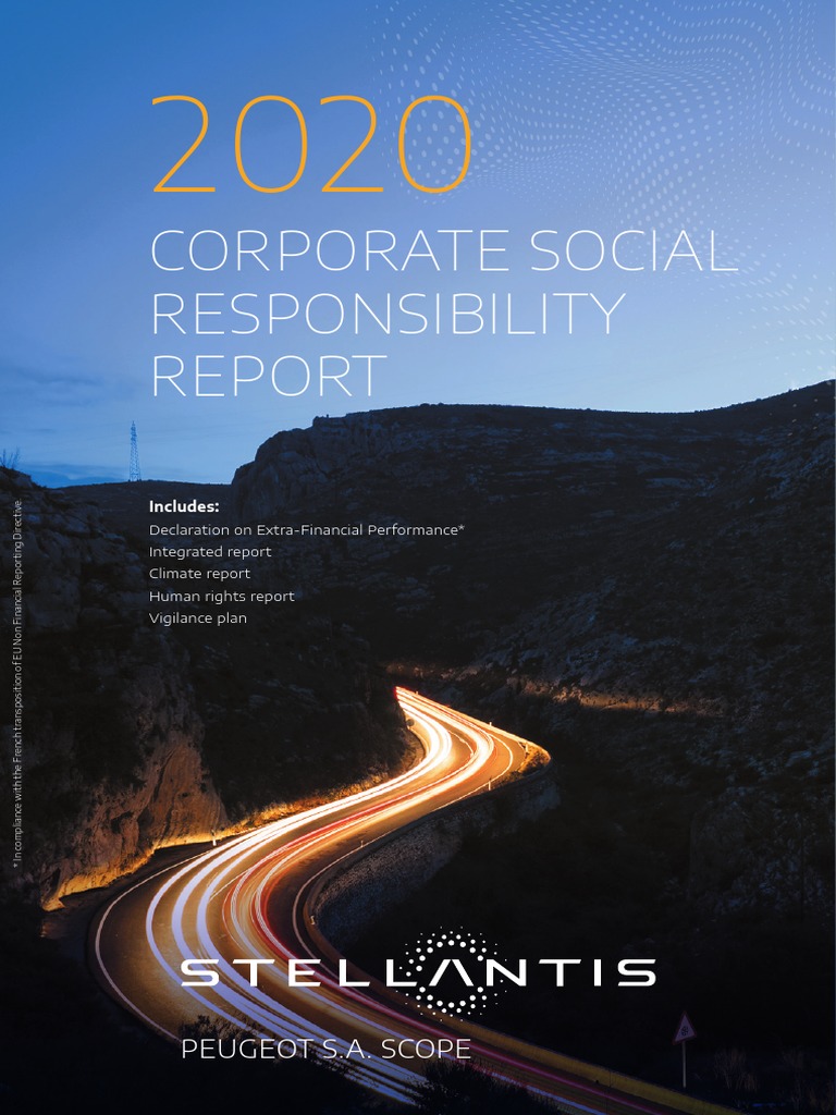 Groupe Psa 2020 CSR Report | Download Free PDF | Sustainability ...