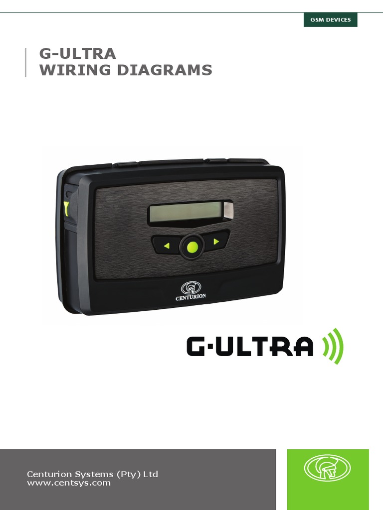 G-Ultra Wiring Diagrams 23072018 - AP | PDF | Relay | Electromagnetism