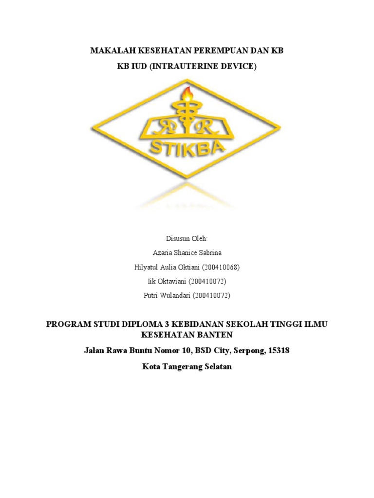 IUD: Kontrasepsi Efektif untuk KB | PDF | Kesehatan Holistik