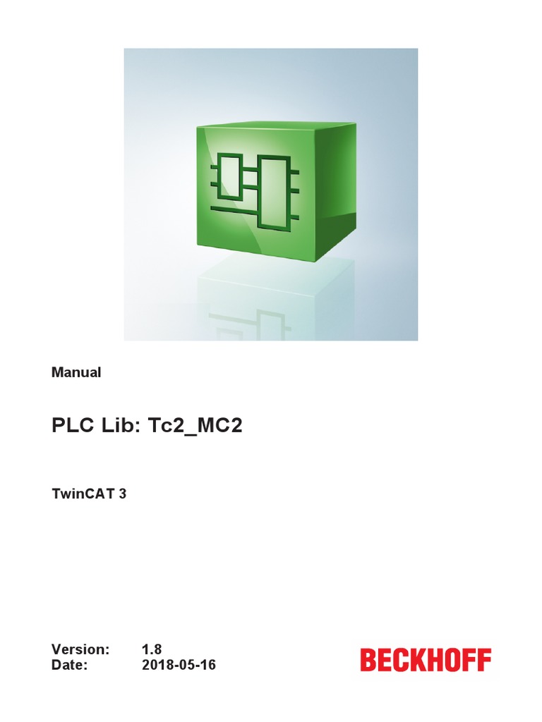 Twincat 3 PLC Lib Tc2 Mc2 en | PDF | Parameter (Computer Programming) | Boolean Data Type