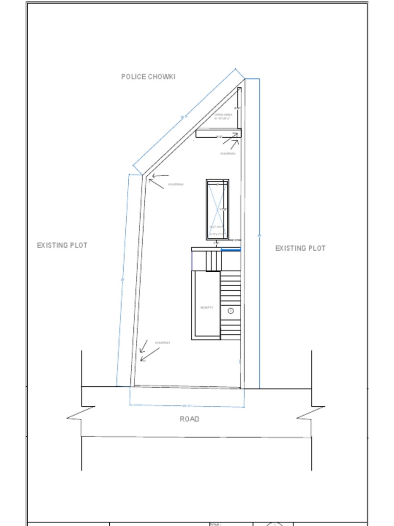 Police Chowki Floor Plan | PDF
