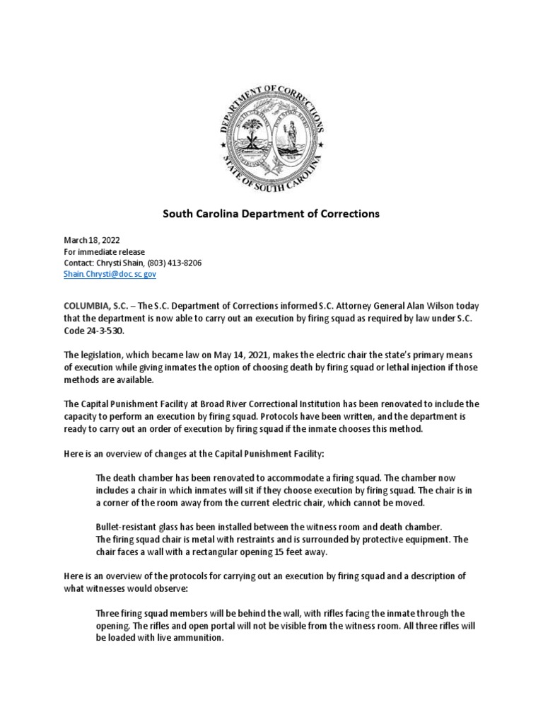 SCDC Executions | PDF