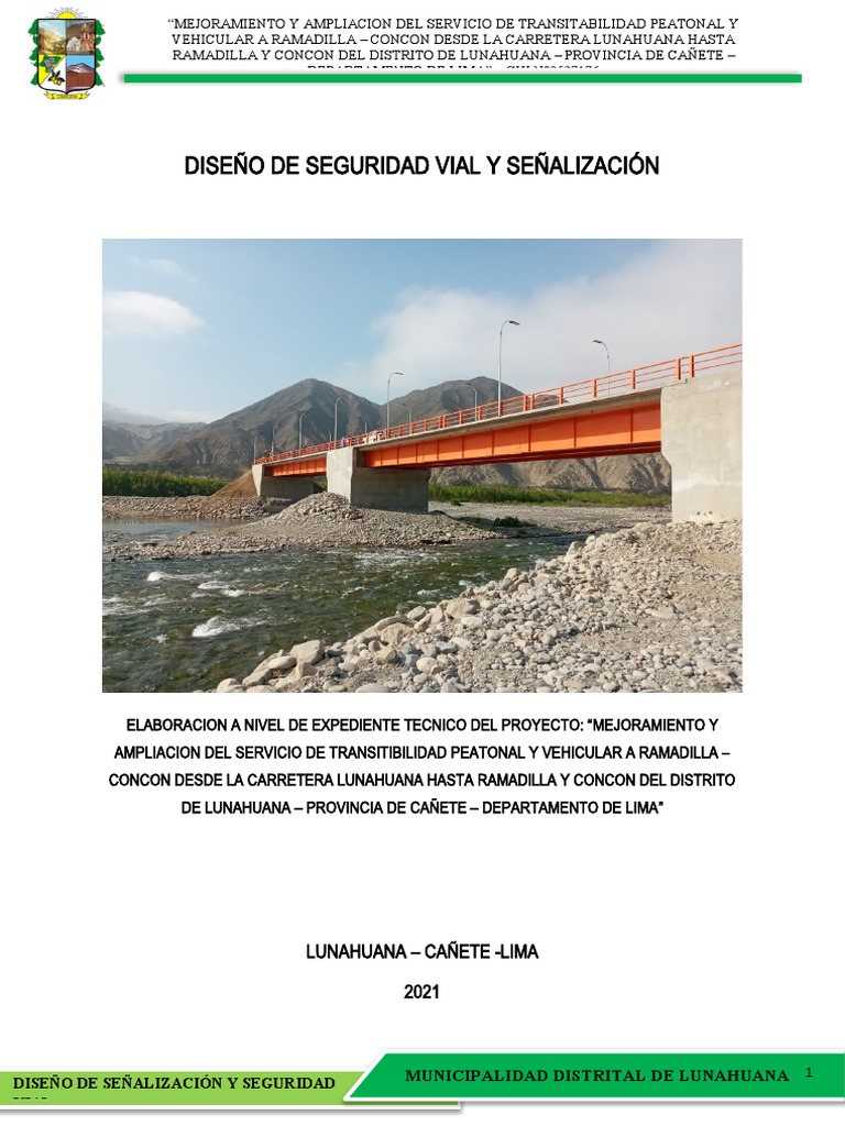 Diseño de Señalizacion y Seguridad Vial | PDF