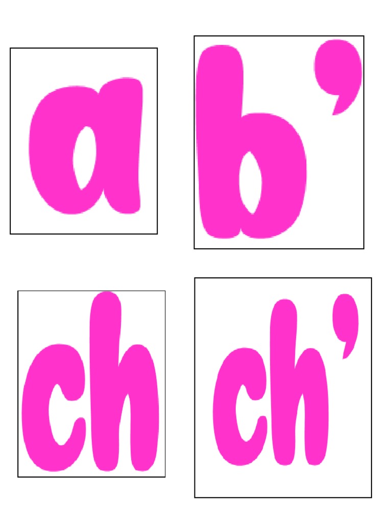 Abecedario Achi | PDF