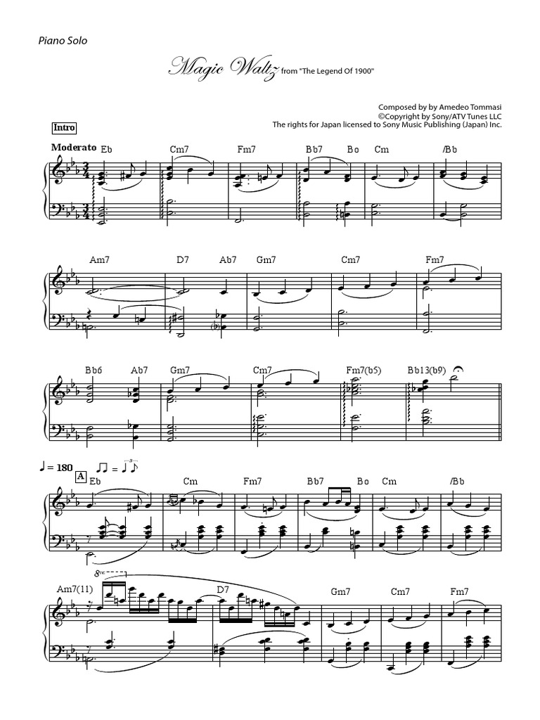 Magic Waltz - Amedeo Tomasi | PDF