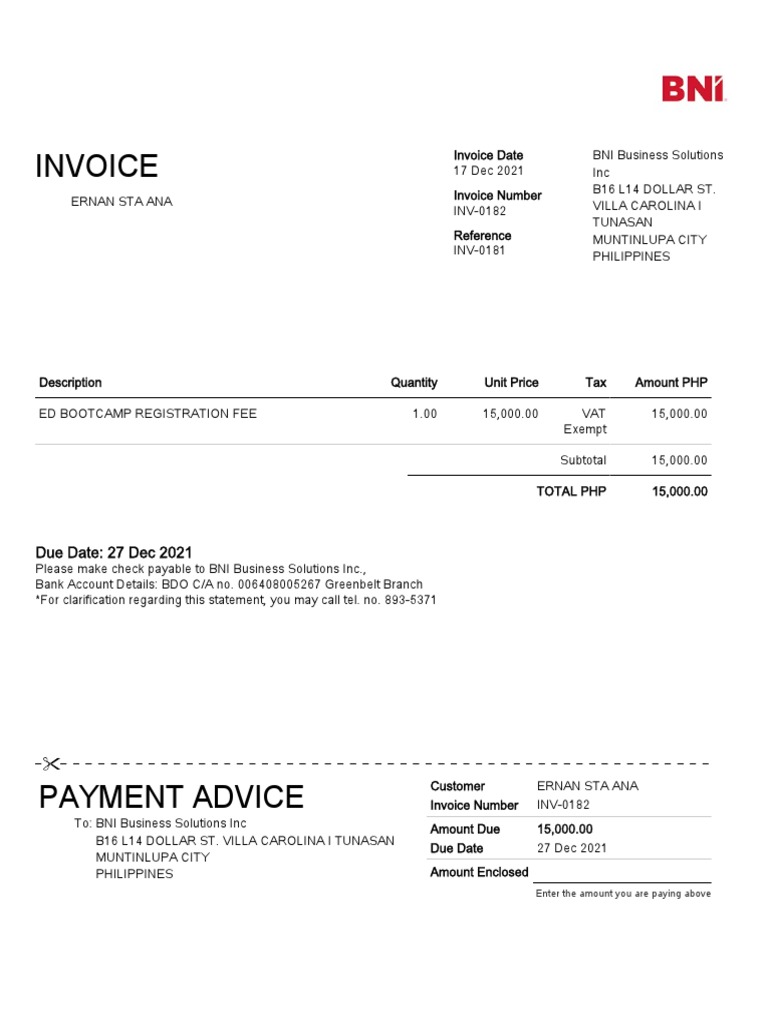Invoice: Due Date: 27 Dec 2021 | PDF | Invoice | Trade