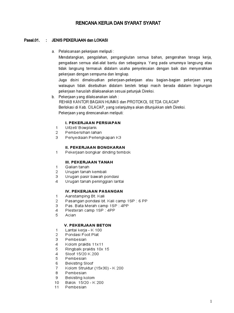 Rks Kantor Bagian Humas Protokol Setda 21 | PDF