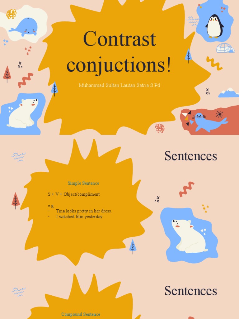 Contrast Conjuctions!: Muhammad Sultan Lautan Satria S.PD | PDF ...