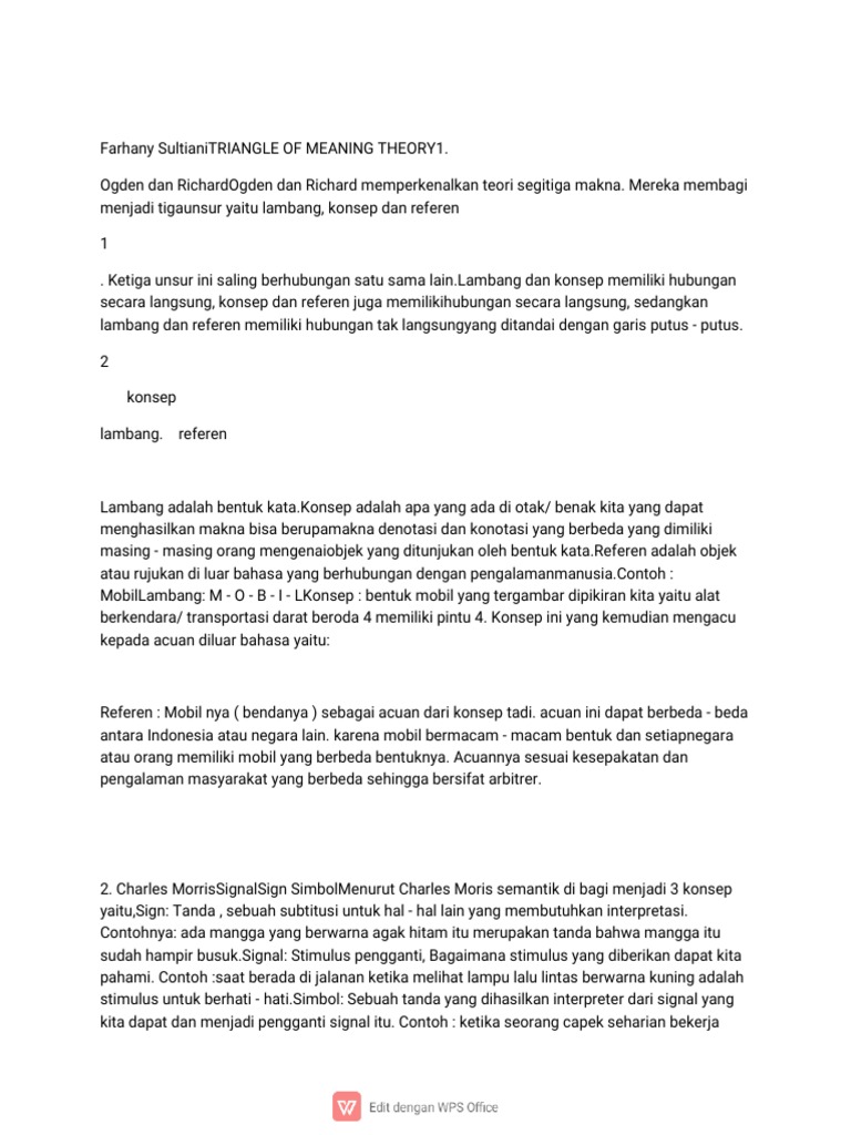 Segitiga Makna | PDF