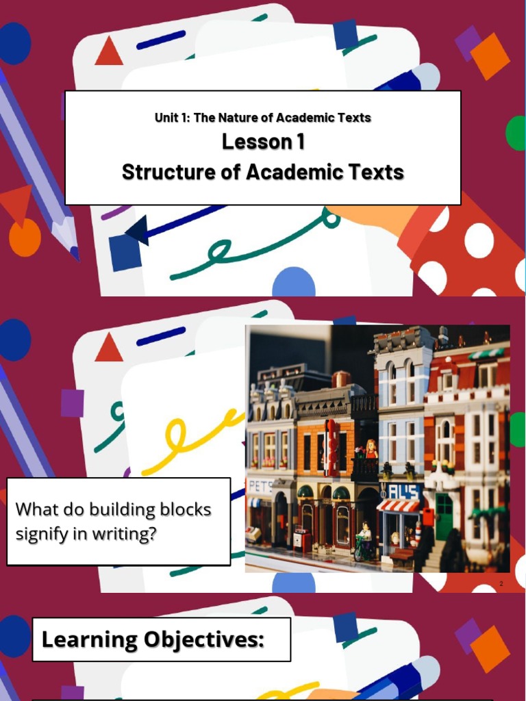Academic Text Structures Explained | PDF | Paragraph | Essays