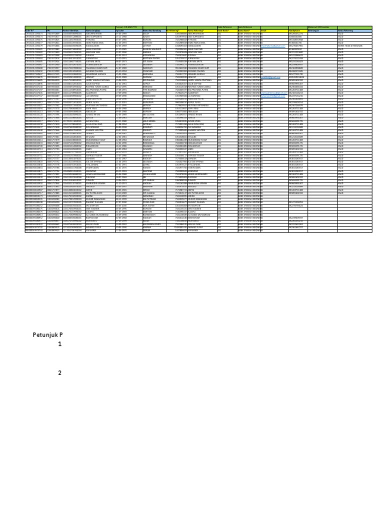 Template Koreksi TK Norek 17041510 | PDF | Companies | Economy Of Asia