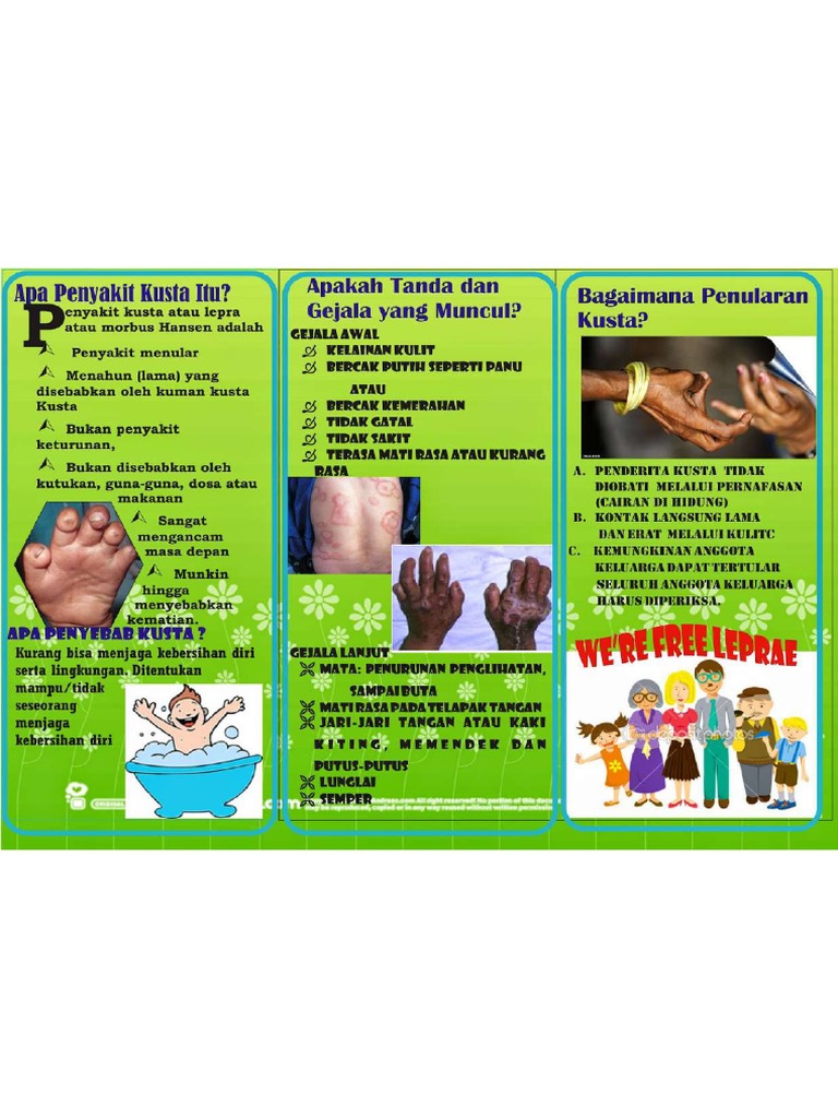 Leaflet Kusta 2 | PDF