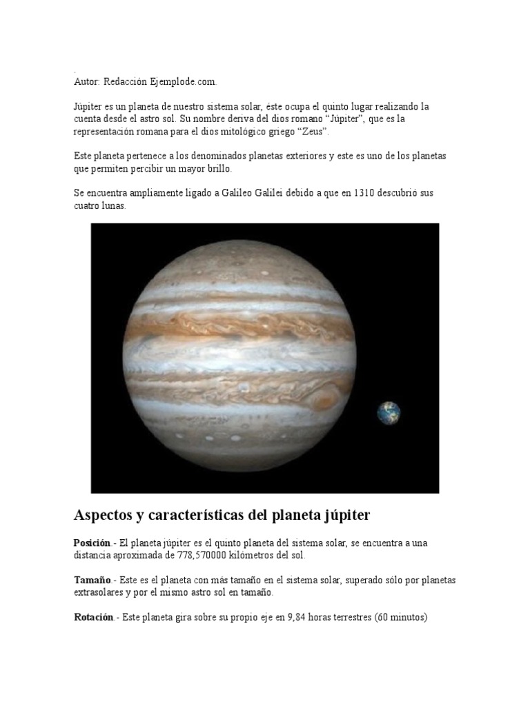 Jupiter | PDF | Planetas | Júpiter