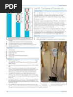 Tuning Fork Vibration Experiment Guide | PDF | Sound | Experiment