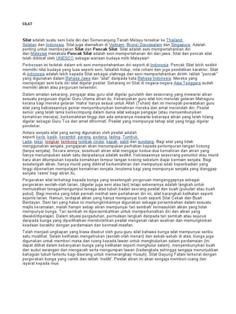 SILAT | PDF