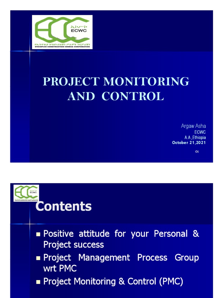 Argaw ECWC Presentation Oct 21.21 | PDF | Attitude (Psychology) | Project Management
