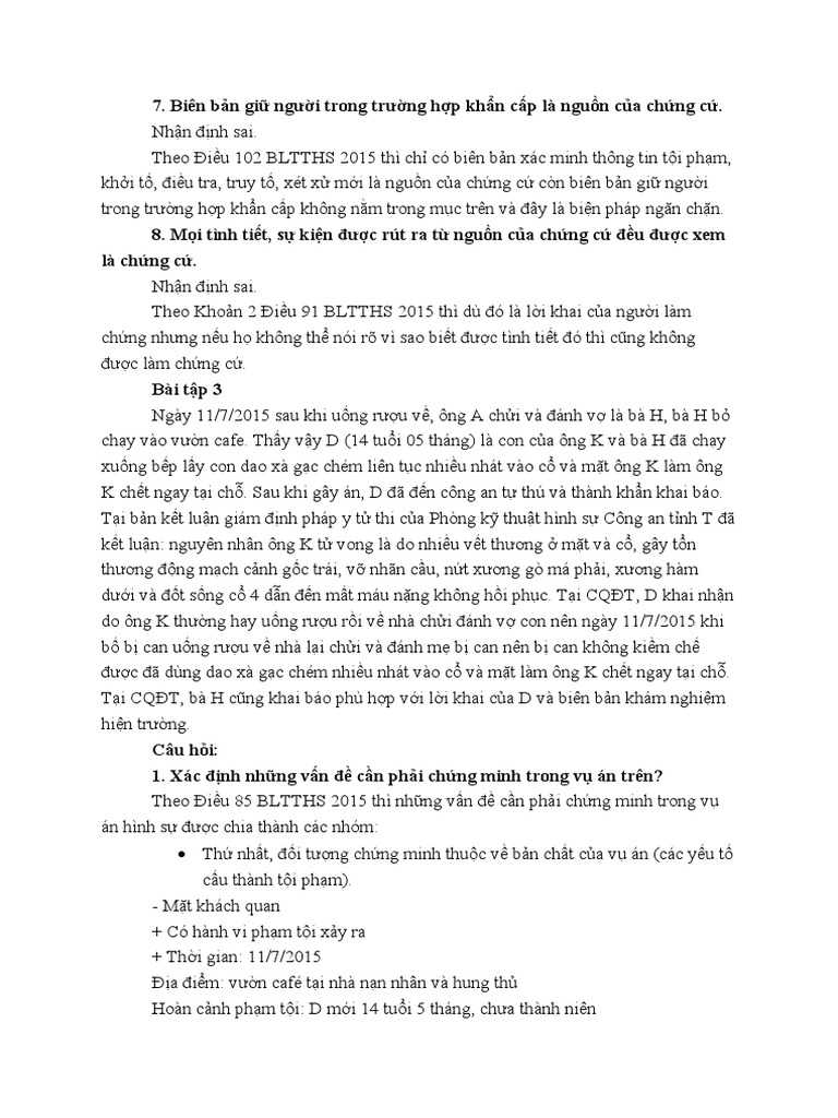 TTHS Chương 3 | PDF