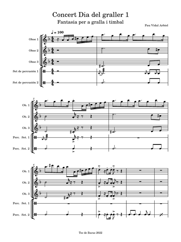 Concert Dia Del Graller 1 | PDF