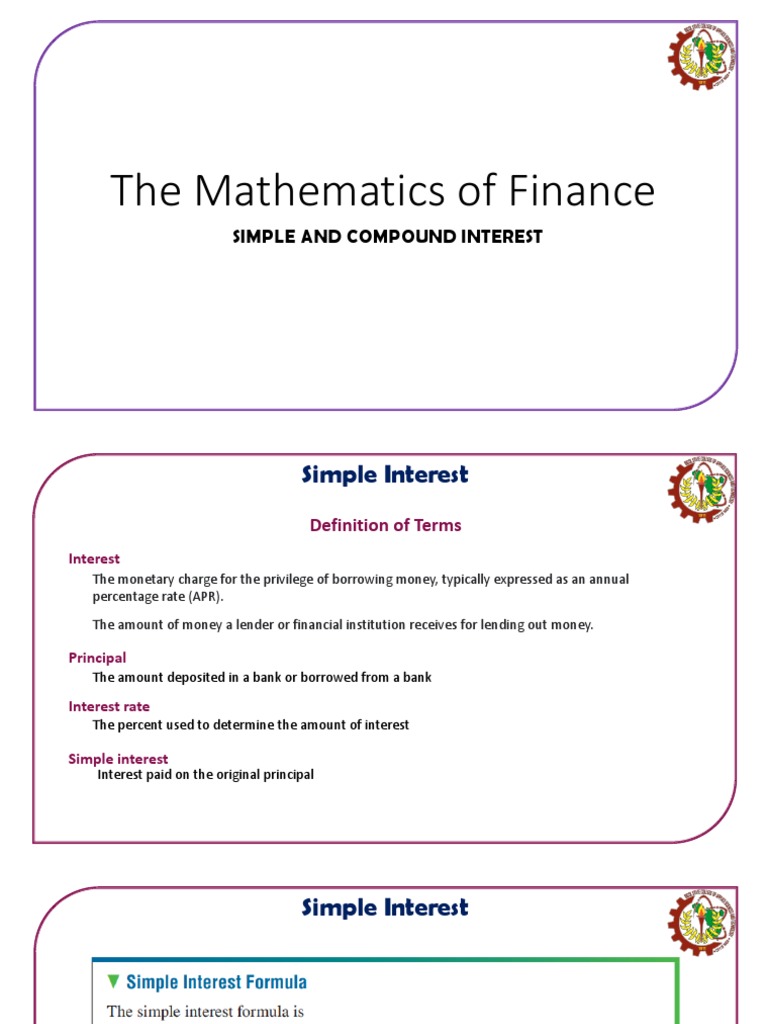 Simple and Compound Interest Guide | PDF | Interest | Interest Rates