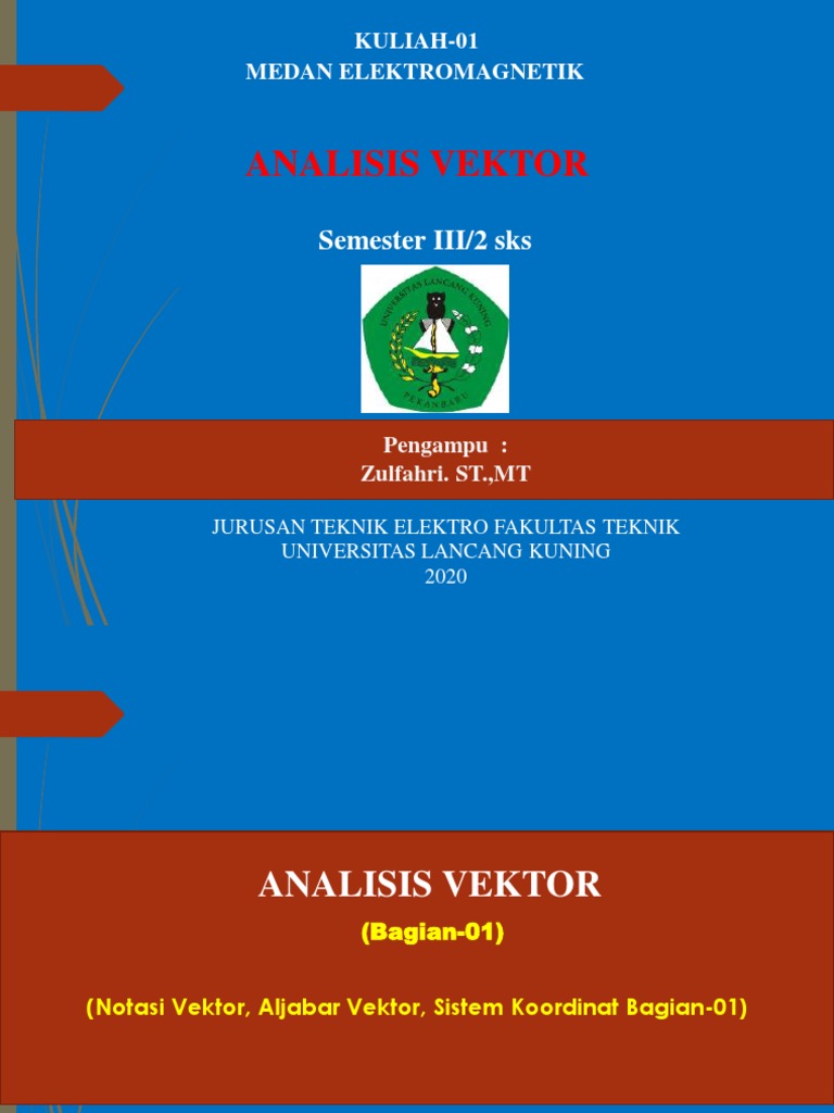 Analisis Vektor | PDF