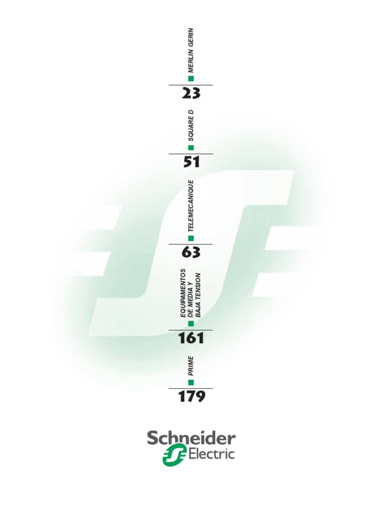Catalogo Schneider 0 Inicio | PDF | Energia electrica | Cantidades fisicas