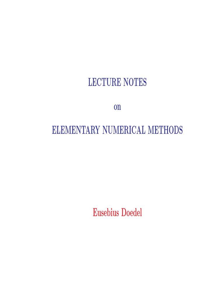 Slides | PDF | Numerical Analysis | Interpolation