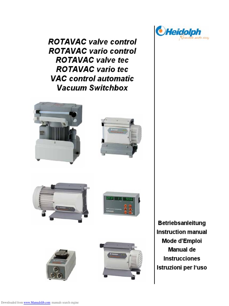 Rotavac Valve Control | PDF