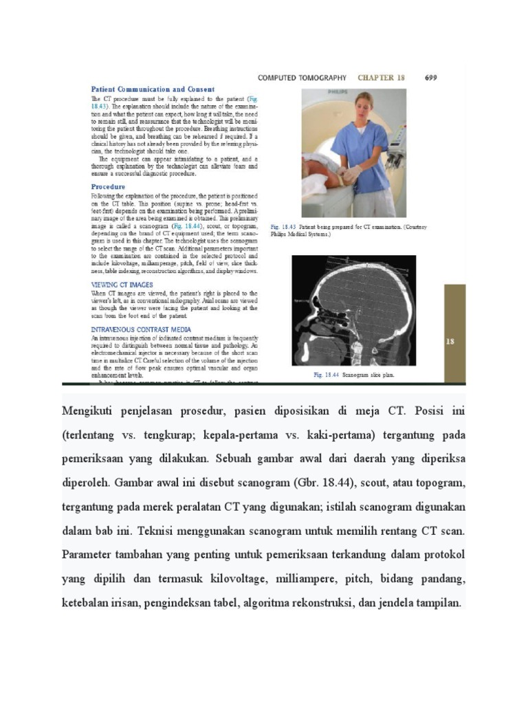 Prosedur dan Dosis pada Scanogram CT | PDF | Metode & Bahan Ajar ...