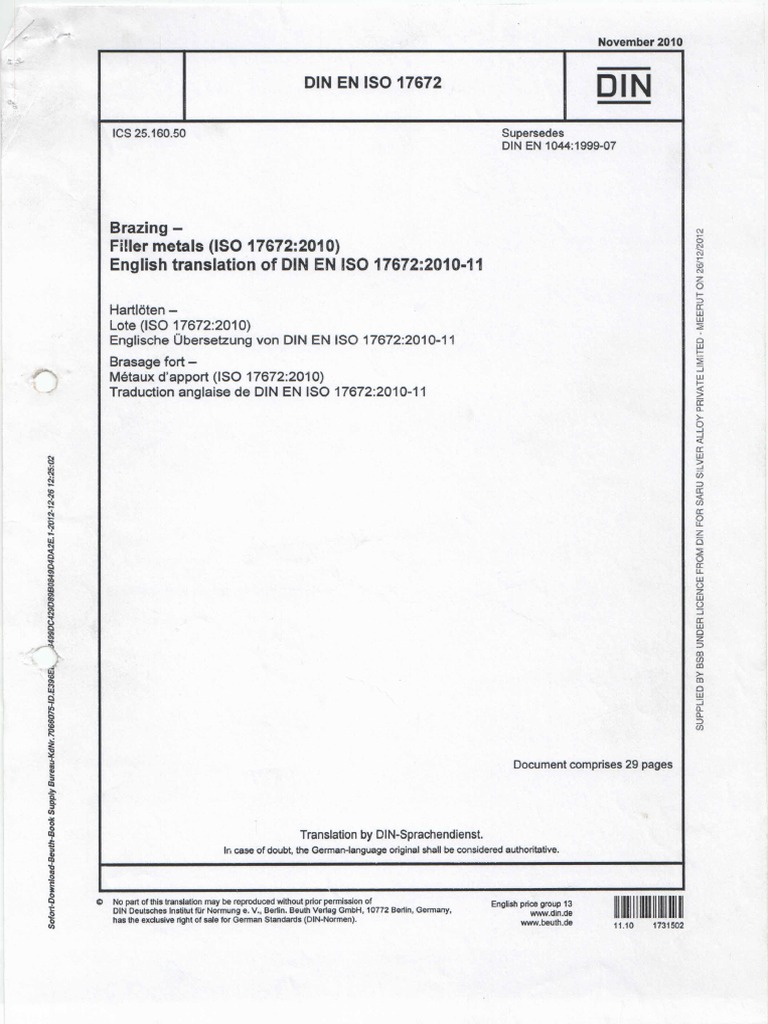 Iso 17672 2010 | PDF