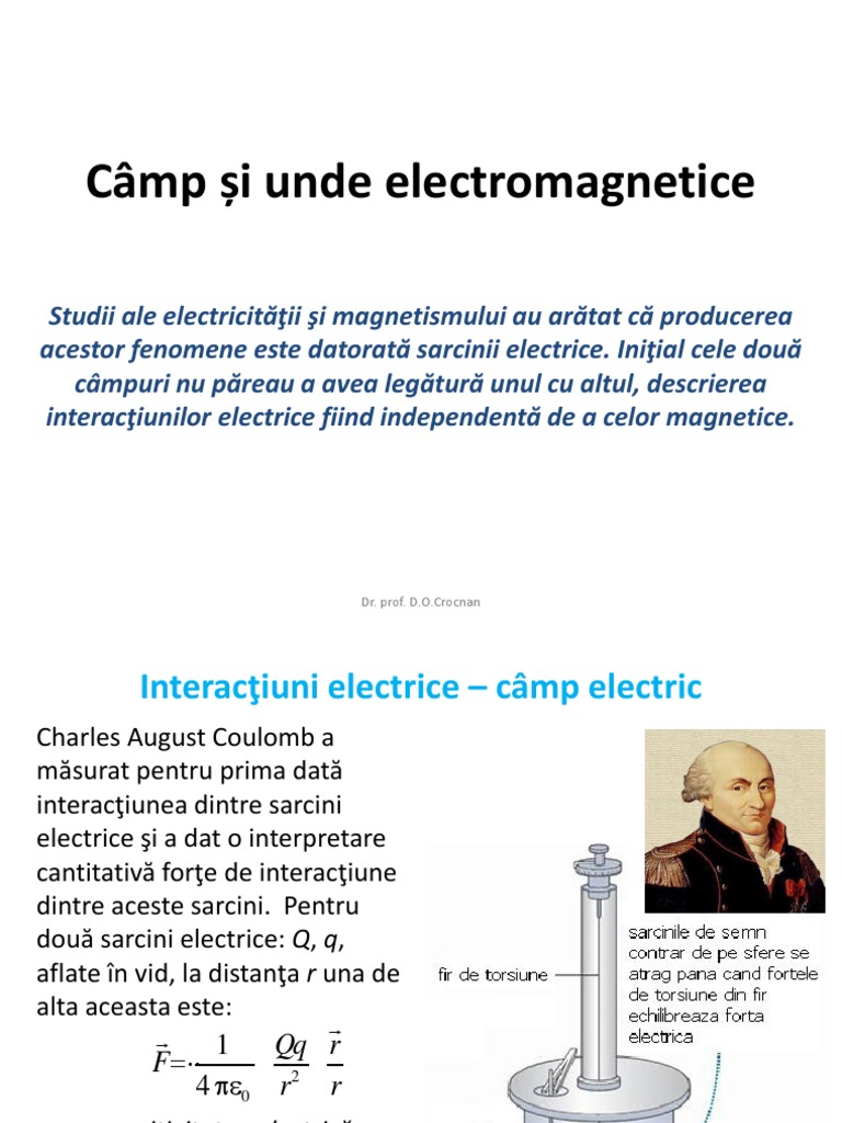Câmp Și Unde Electromagnetice COD | PDF