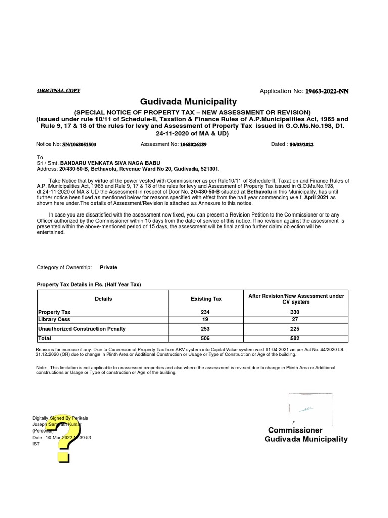 1068026189-Special Notice | PDF | Property Tax | Taxes