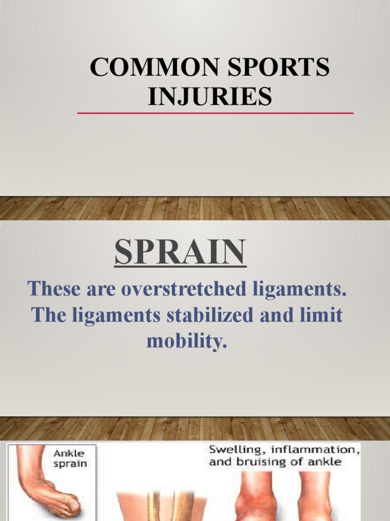 Pe 103 Unit 1 Lesson 2 Common Sports Injuries | PDF