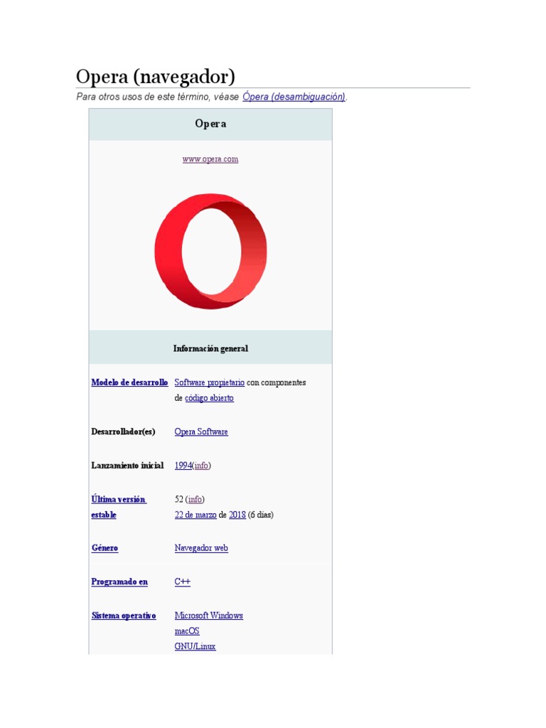 Opera | PDF | Informática | Software