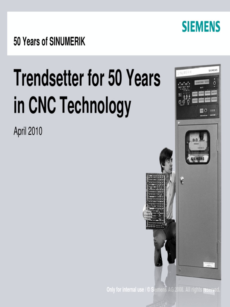 Sinumerik 50 Jahre Erfahrung Siemens | PDF | Product Lifecycle | Numerical Control