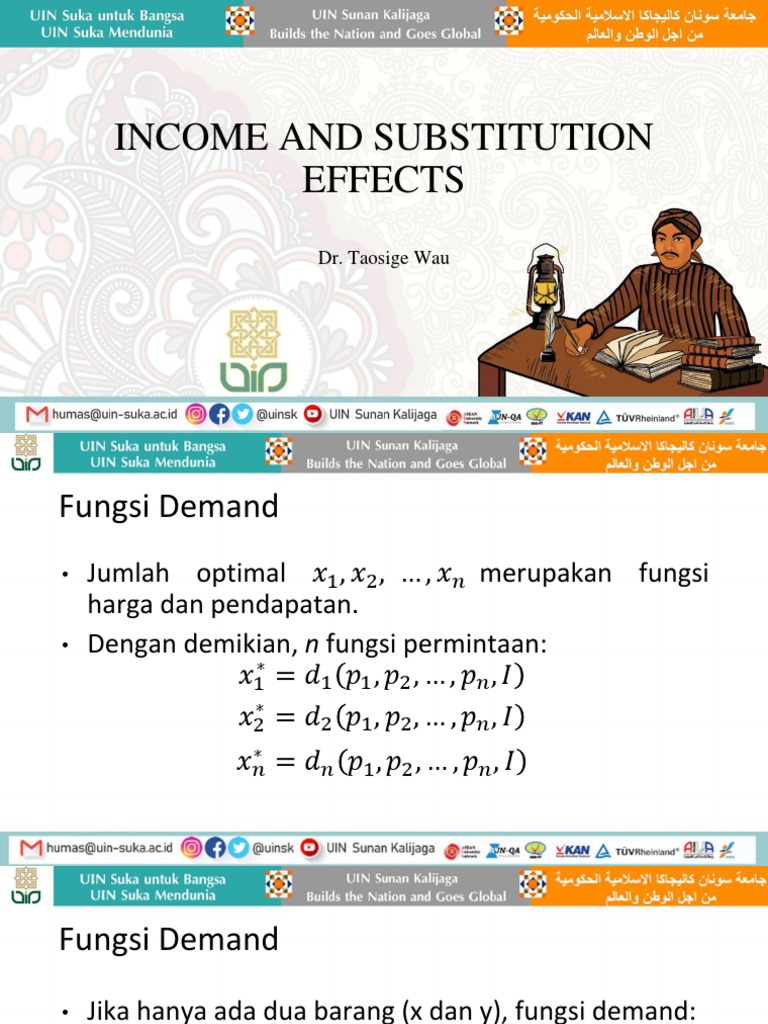 Income and Substitution Effects | PDF