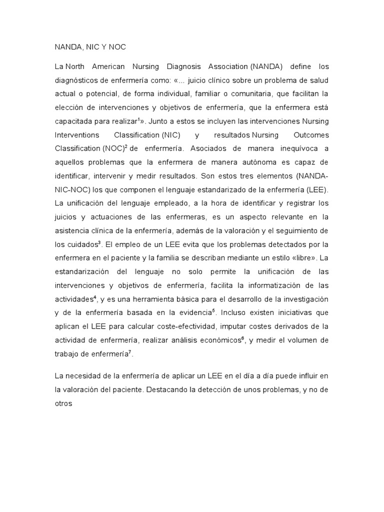 Nanda, Nic y Noc | PDF