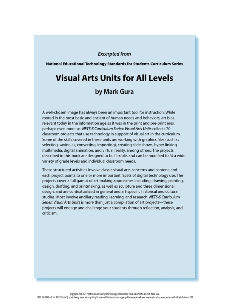 Visual Arts Units For All Levels | PDF | Mass Media | Learning