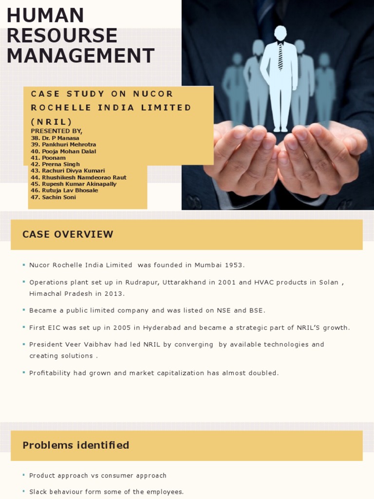 Case Study On Nucor Rochelle India Limited (NRIL) : Presented By | PDF ...