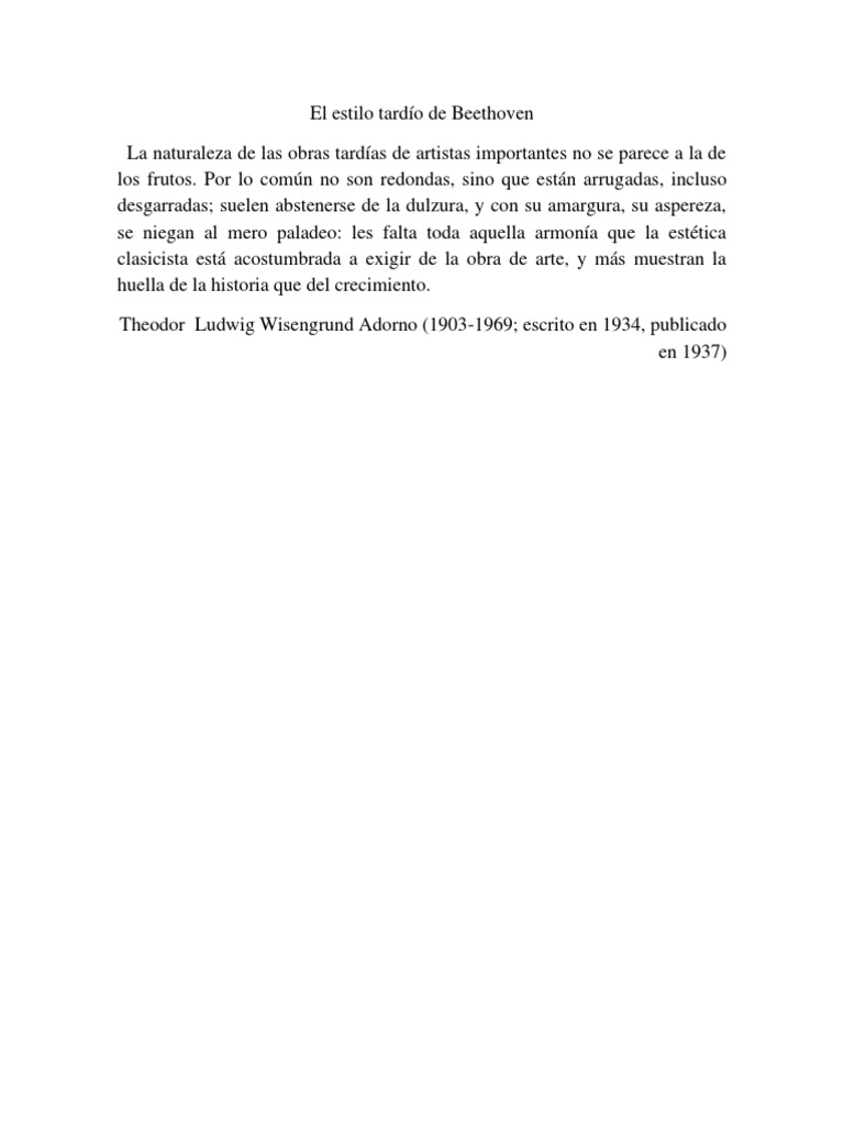 Charles Rosen. Beethoven - El Estilo Clásico | PDF | Ludwig Van ...