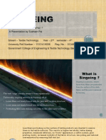 Overview of Fabric Singeing Process | PDF | Textiles | Yarn