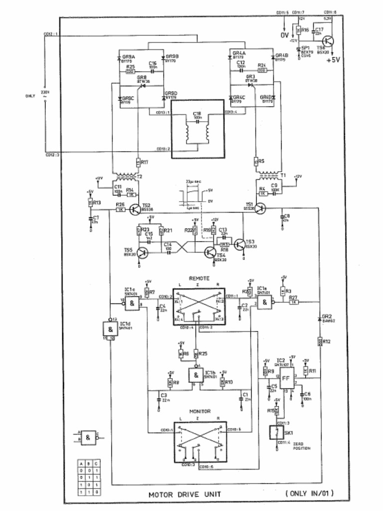 Philips BV-25 - Schematics Main | PDF
