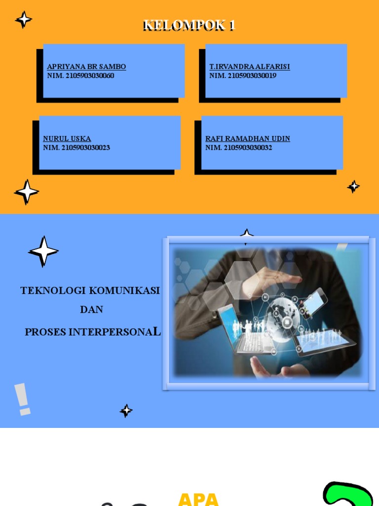 Teknologi Komunikasi Dan Proses Interpersonal-1 | PDF